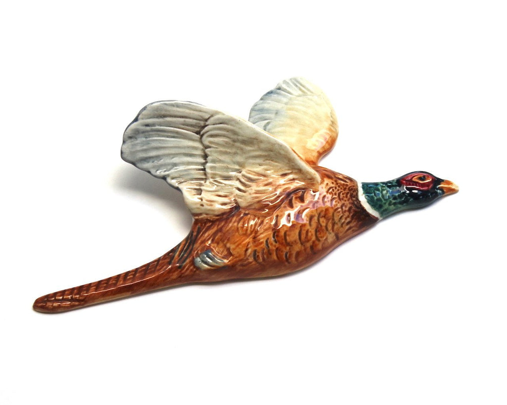 Small Beswick Pheasant Bird In Flight Wall Plaque Collectible Figurine ...